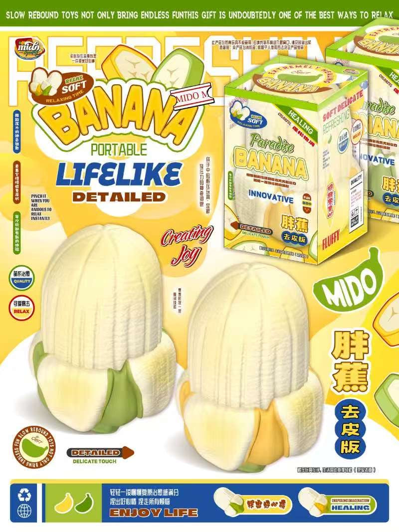 Chubby Banana Squishy – The Squishy Town - Squishy Shop From Singapore